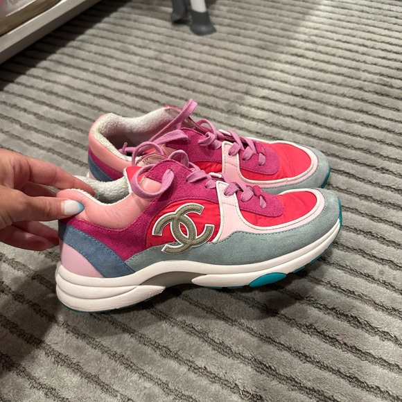 CHANEL | Shoes | Chanel Trainers In Pink | Poshmark
